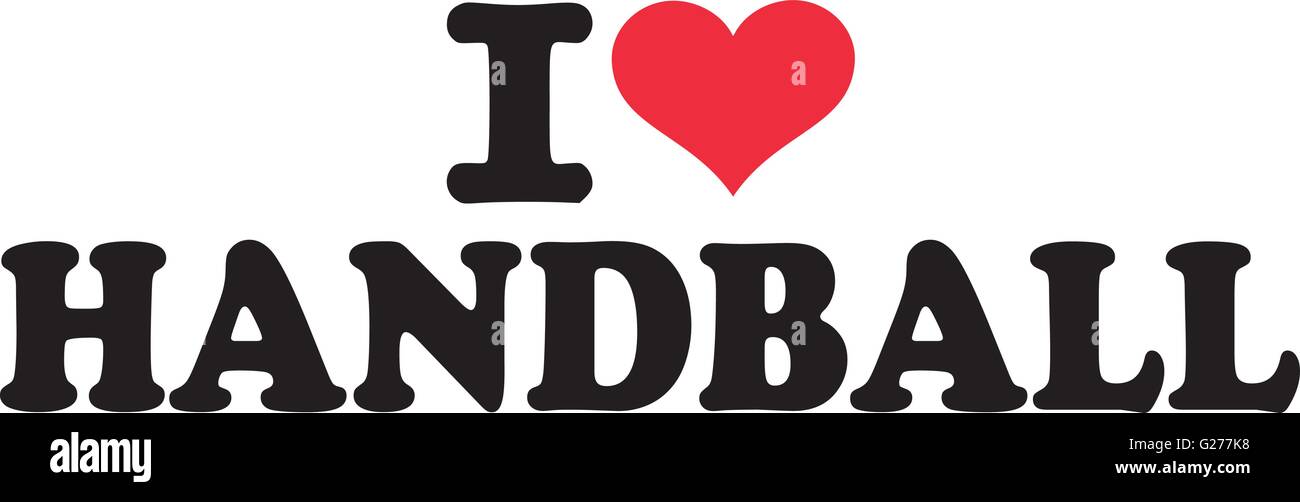 Love handball hi-res stock photography and images - Alamy