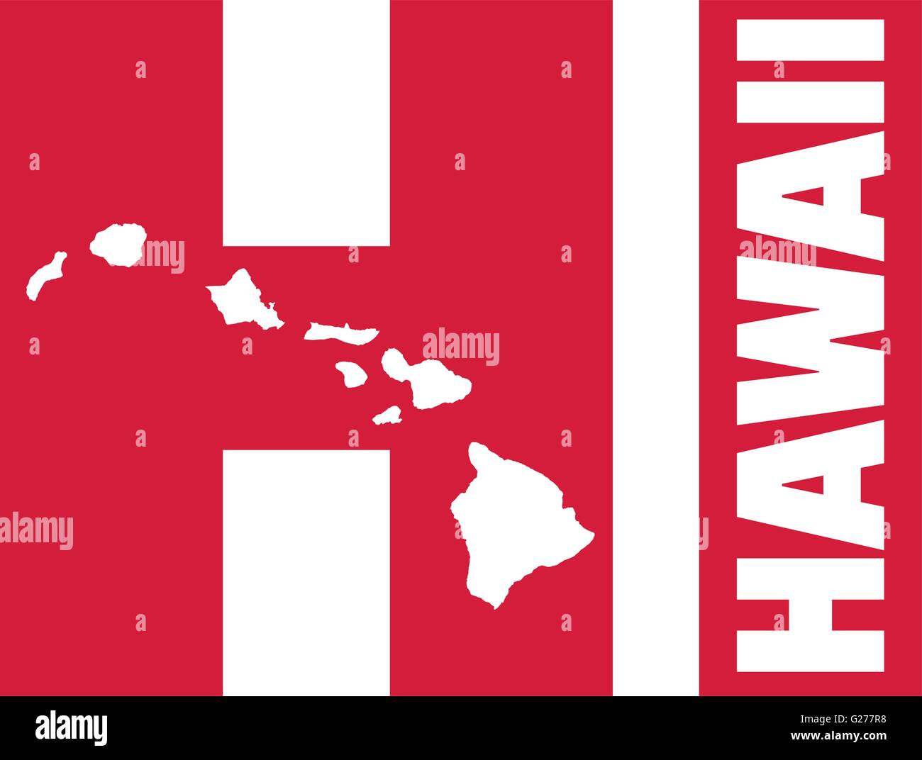 Big island hawaii map Stock Vector Images - Alamy