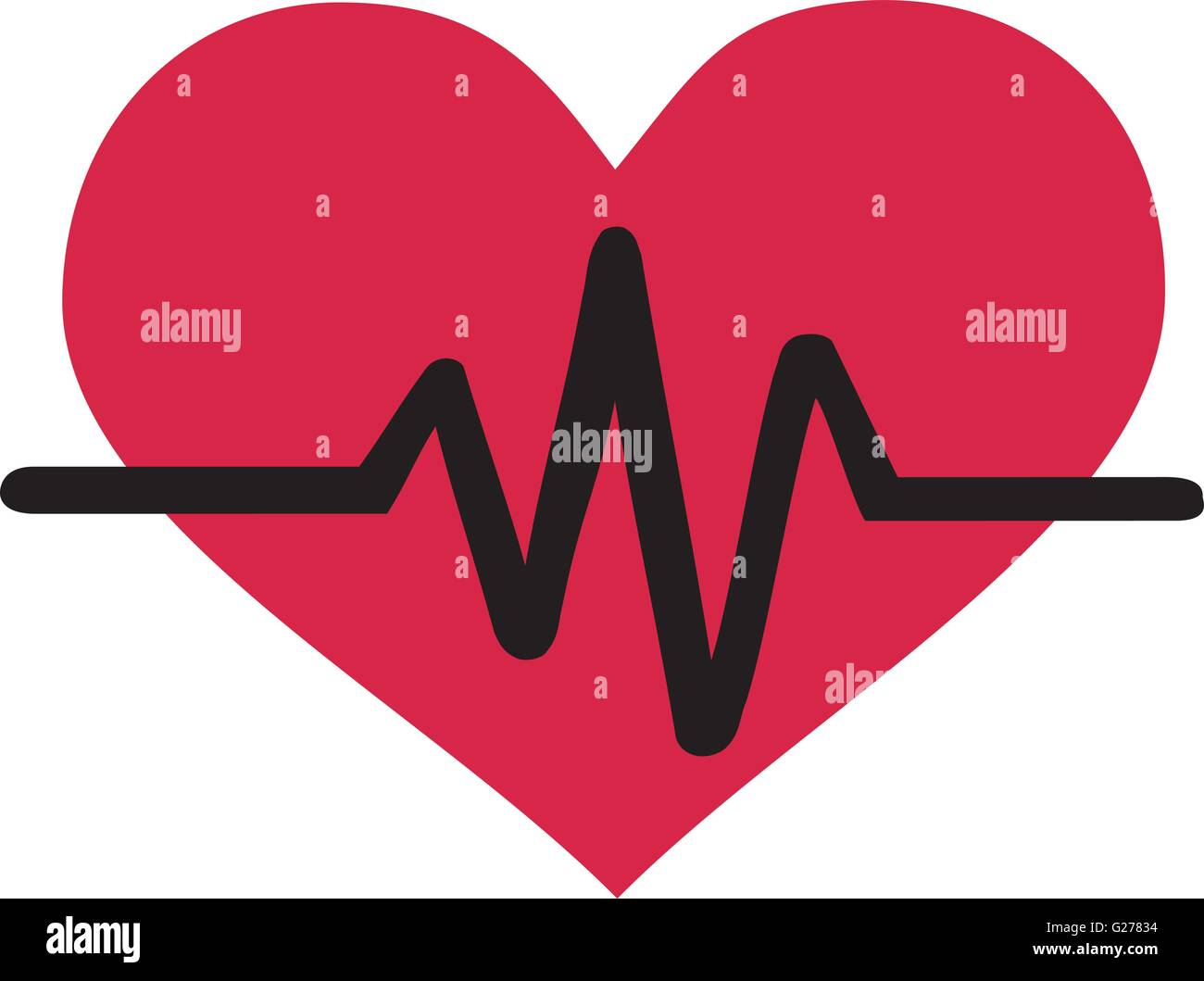Heart beat line hi-res stock photography and images - Alamy