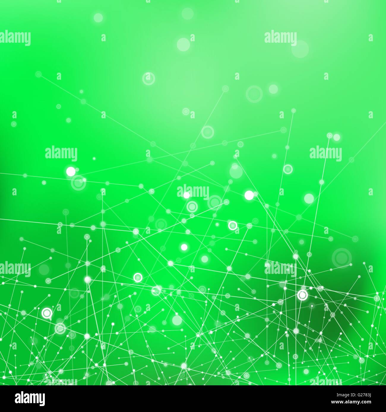 Green Technology Background with Particles Stock Vector Image & Art - Alamy