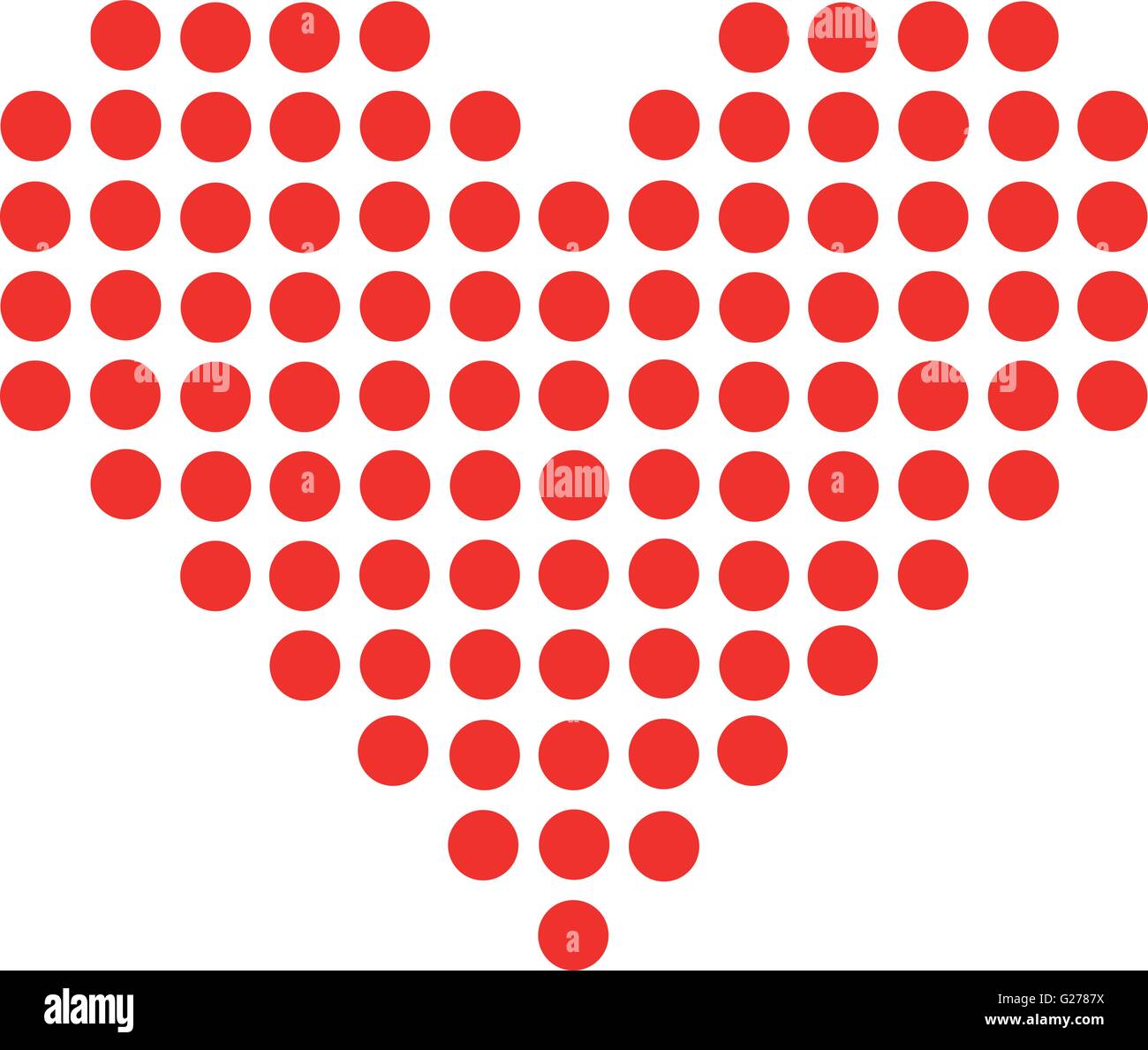 Heart points Stock Vector Images - Alamy