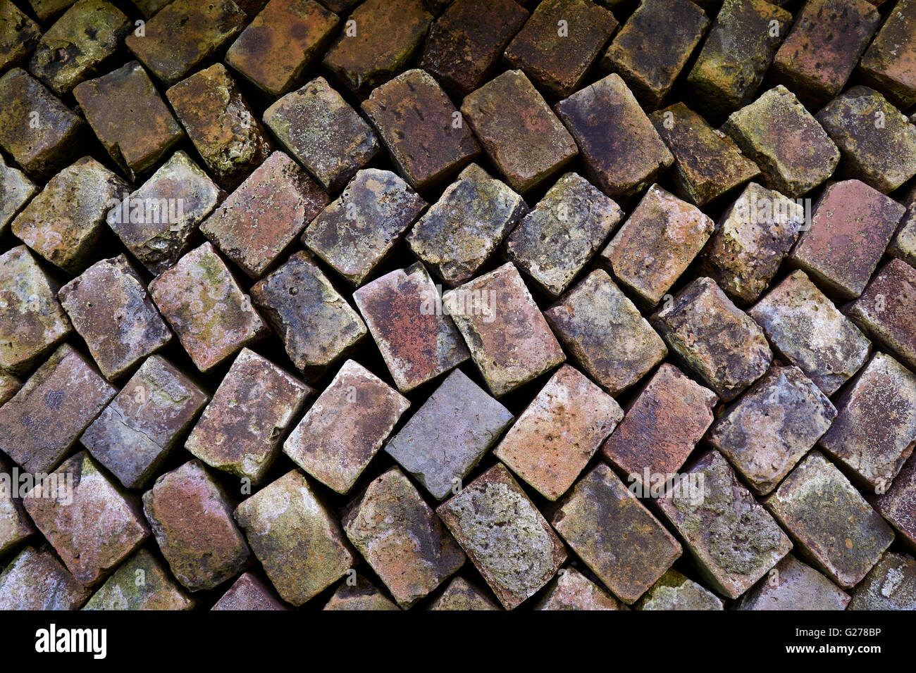 Old stacked bricks in hi-res stock photography and images - Alamy
