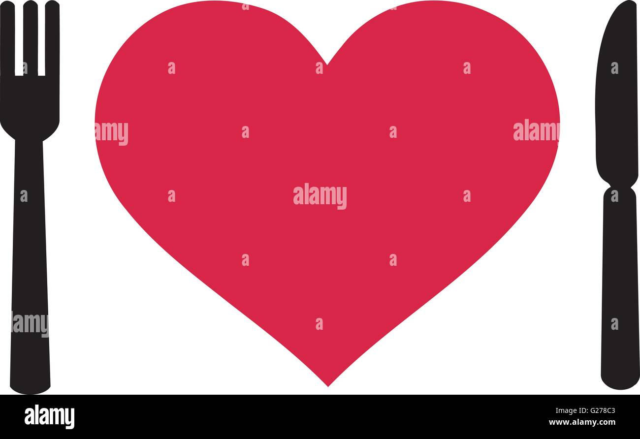 Valentine's day menu - Heart Stock Vector Image & Art - Alamy