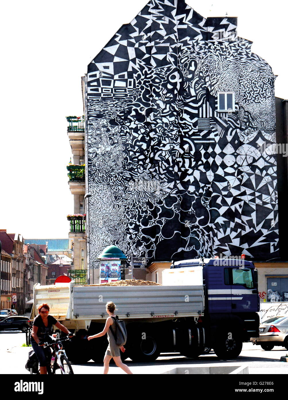 A mural in Poznan Stock Photo - Alamy