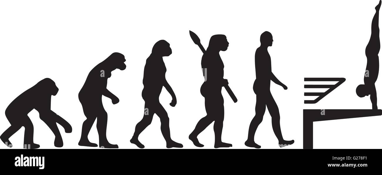 High diving evolution Stock Vector Image & Art - Alamy