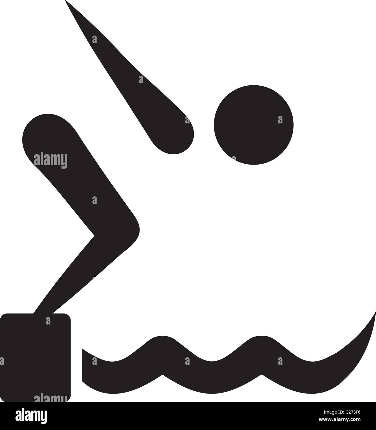 Diving platform Stock Vector Images - Alamy