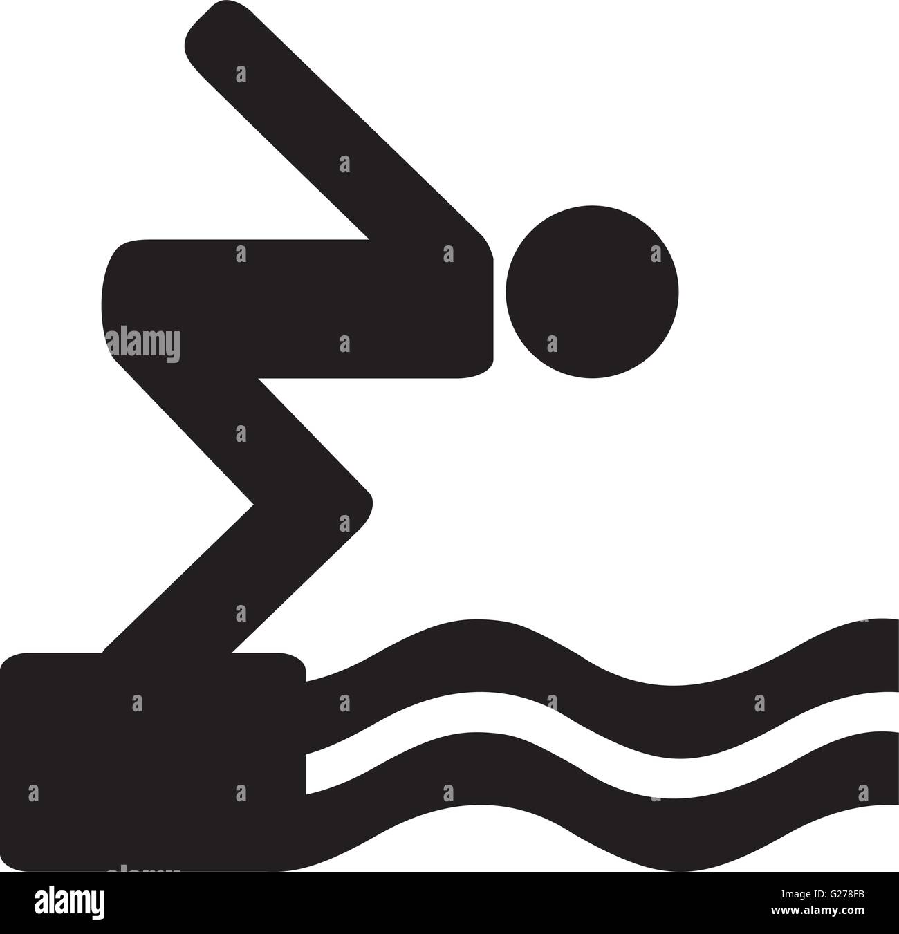 High diving icon Stock Vector Image & Art - Alamy