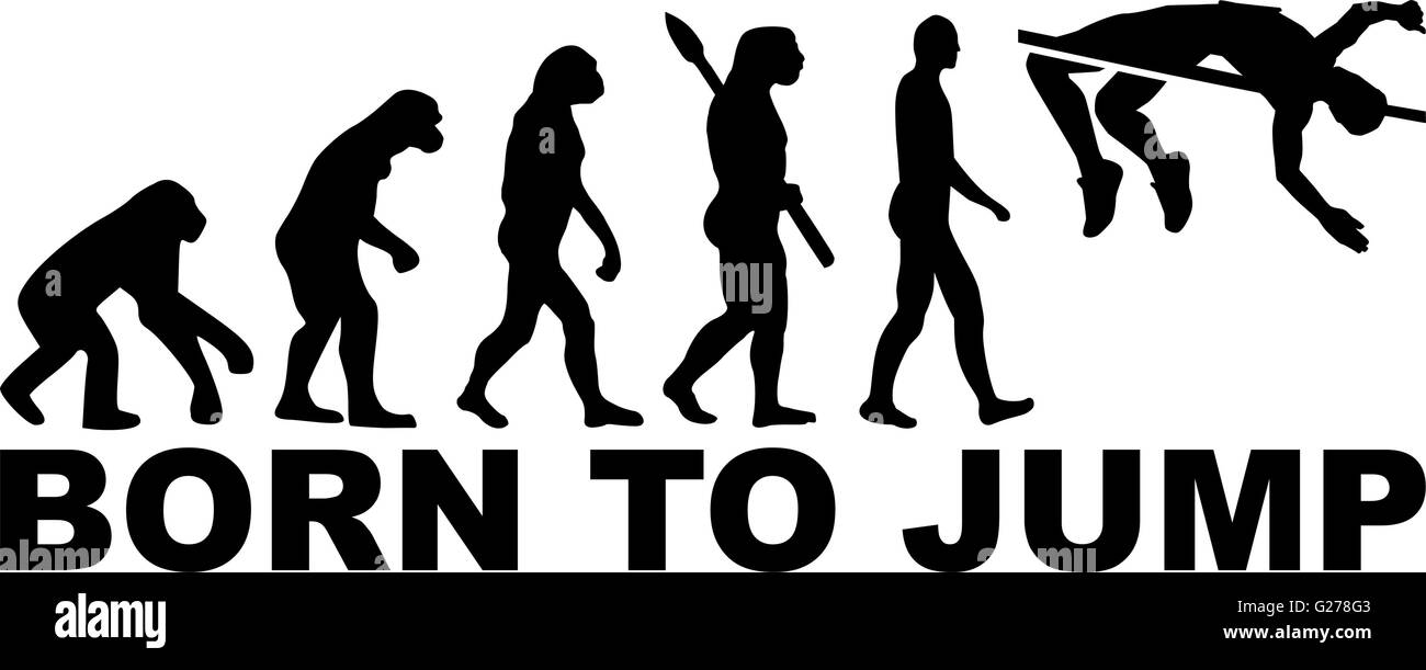 Athlete high jump Stock Vector Images - Alamy