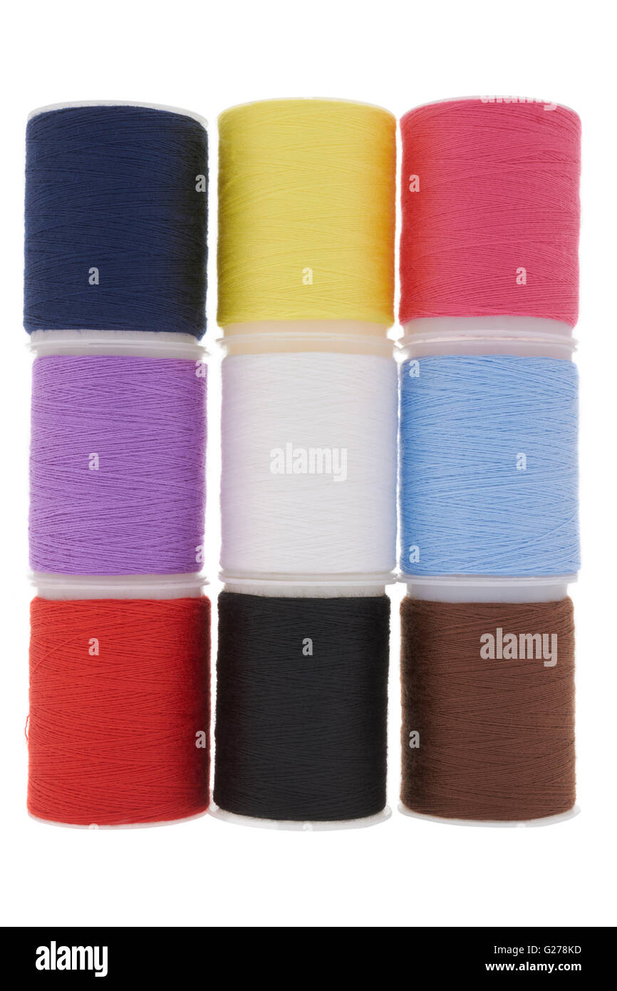 Thread spools hi-res stock photography and images - Alamy