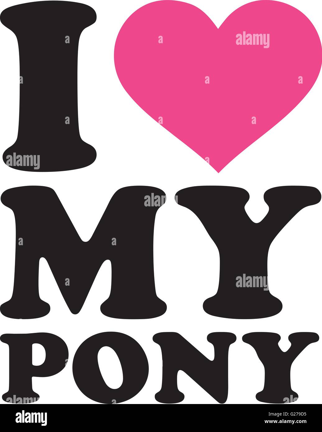 Pony and foal Stock Vector Images - Alamy