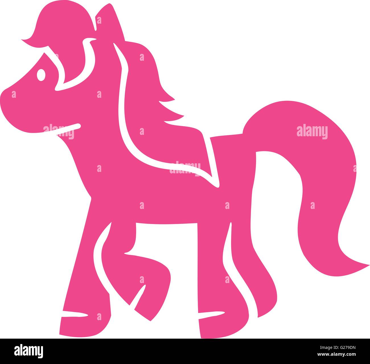 Pink pony hi-res stock photography and images - Alamy