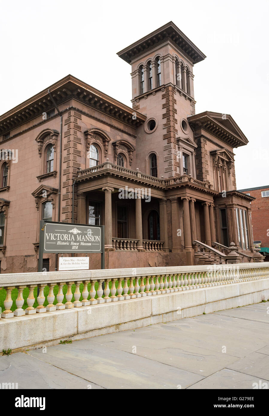 Victoria mansion hi-res stock photography and images - Alamy
