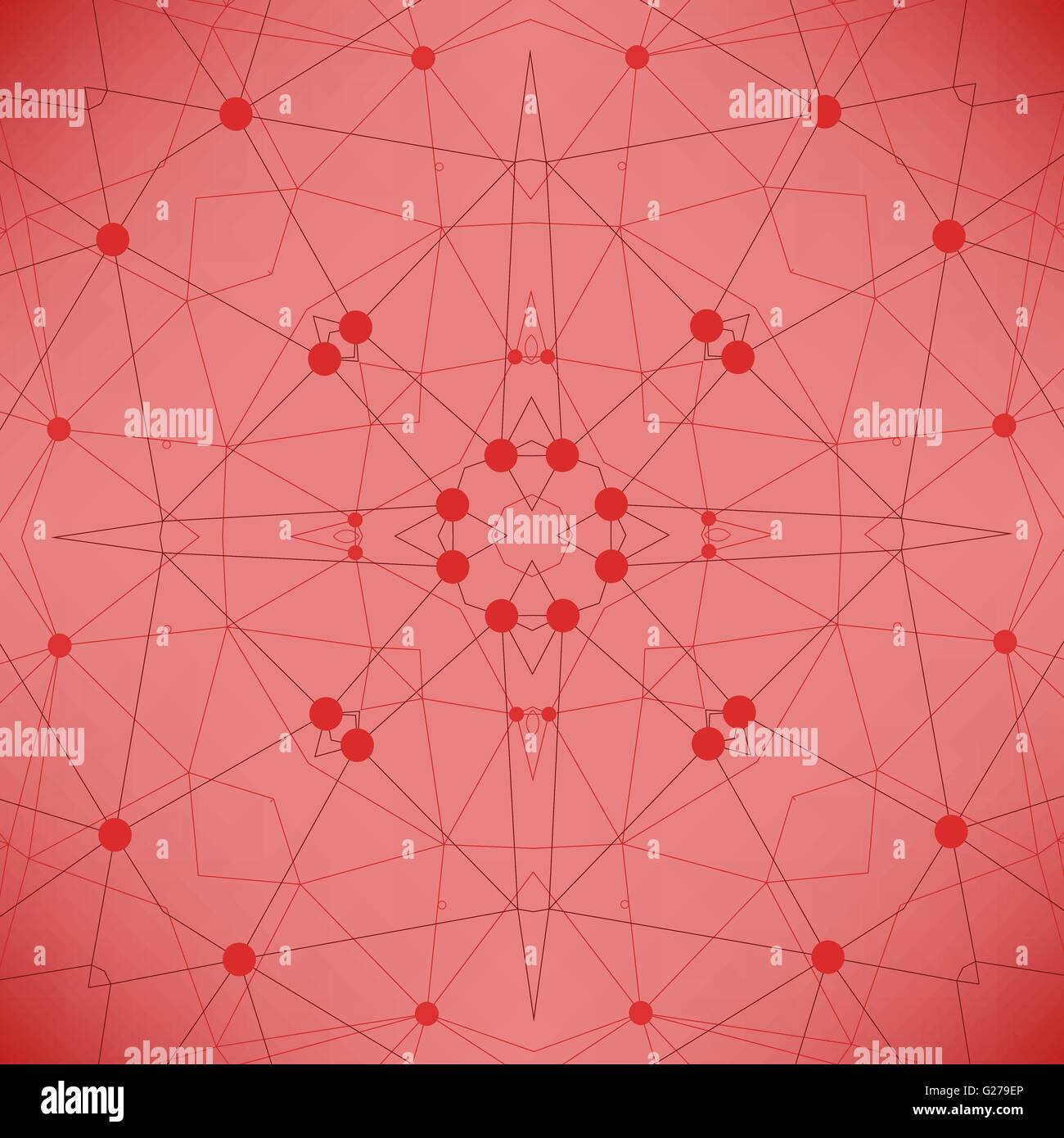 Red Technology Background with Particles Stock Vector Image & Art - Alamy