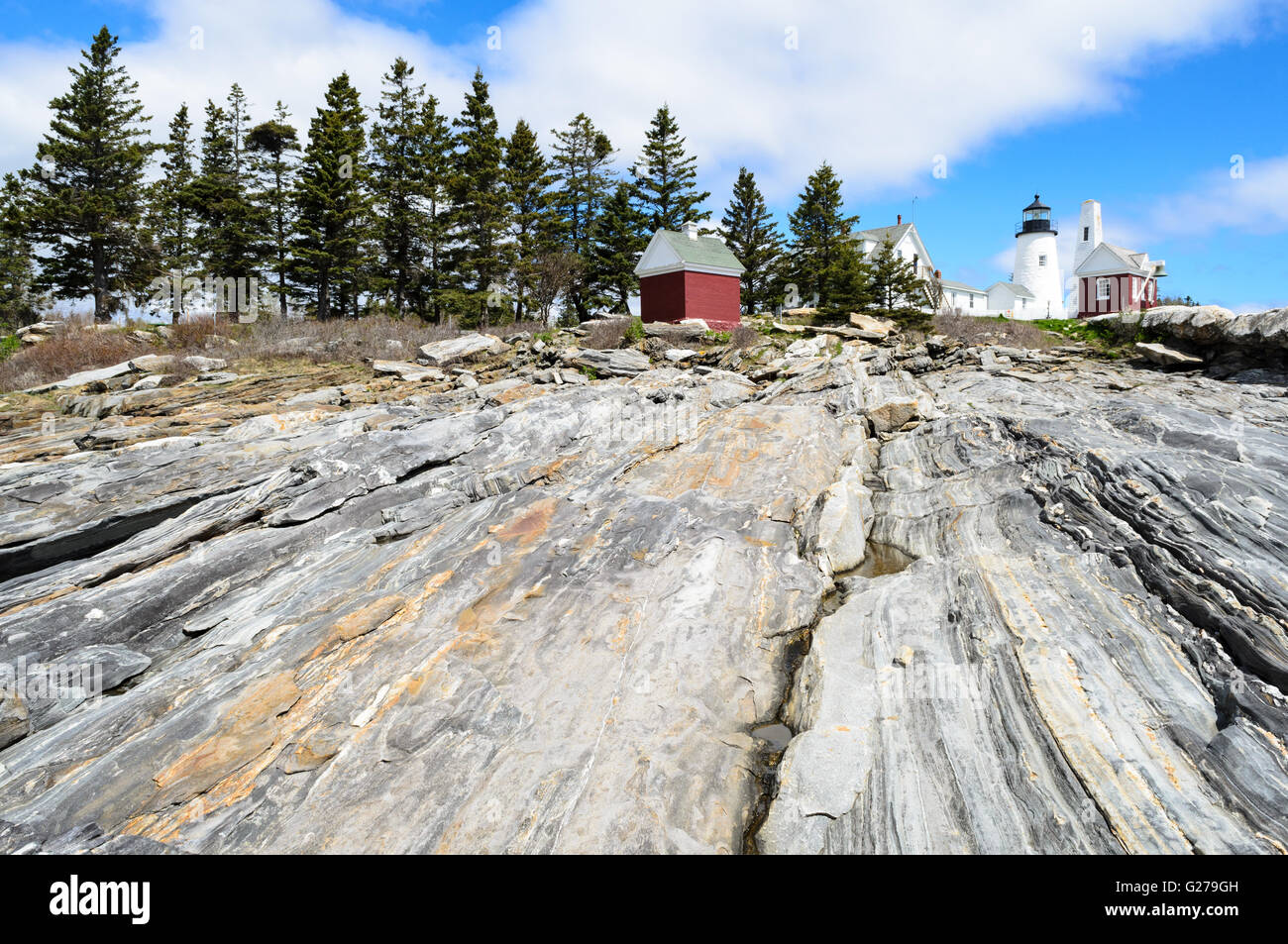 Pemaquid point light station hi-res stock photography and images - Alamy