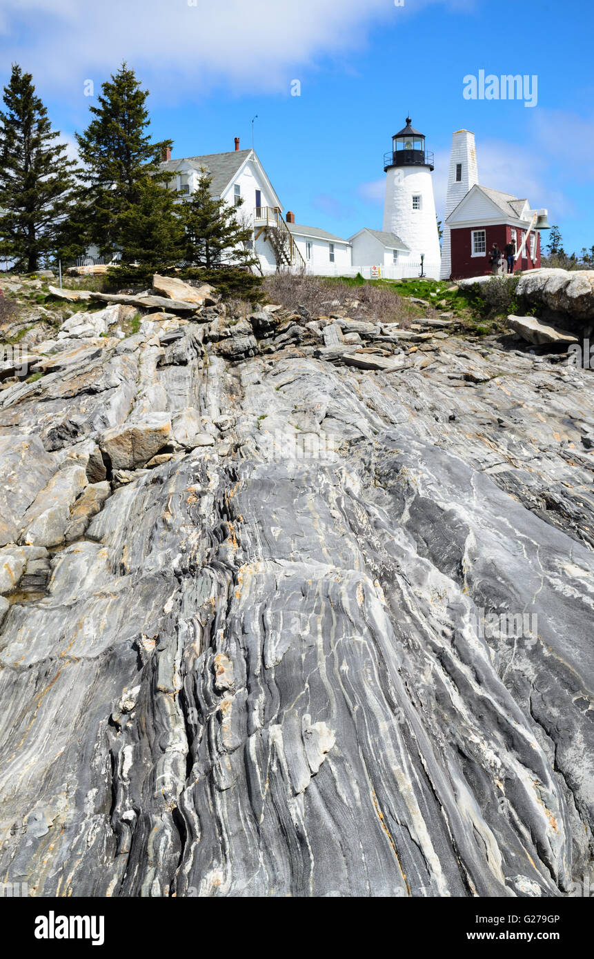 Pemaquid Point Lighthouse Stock Photo - Alamy