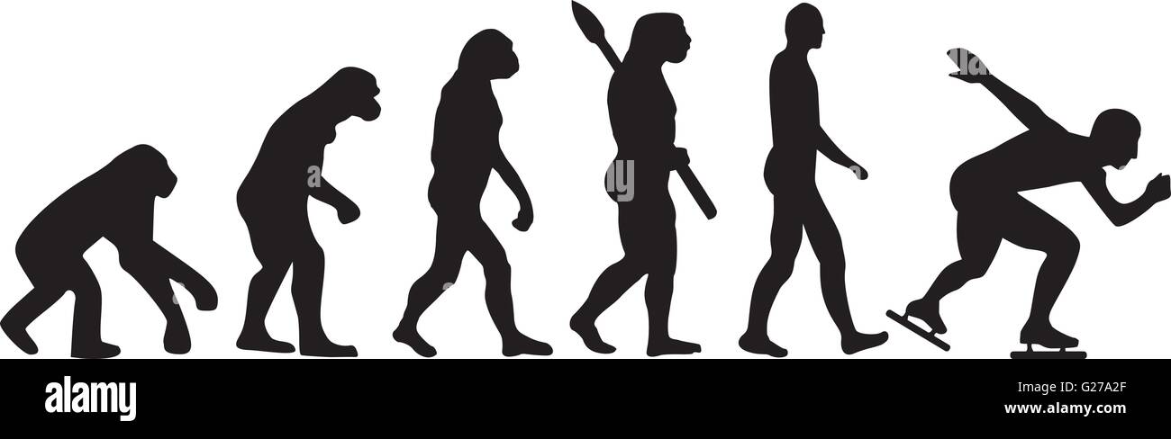 Speed skating evolution Stock Vector Image & Art - Alamy