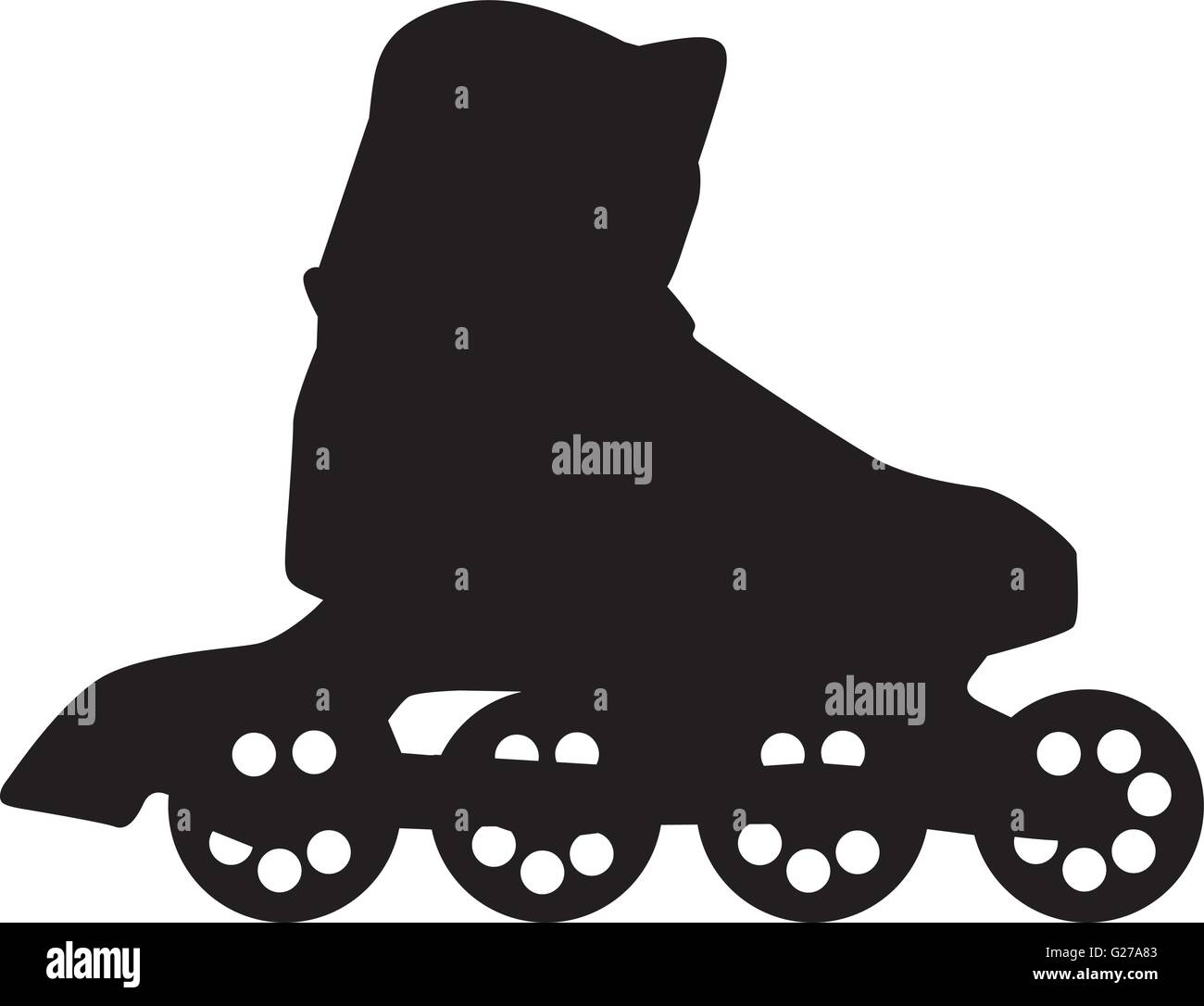 Inline speed skating logo hi-res stock photography and images - Alamy