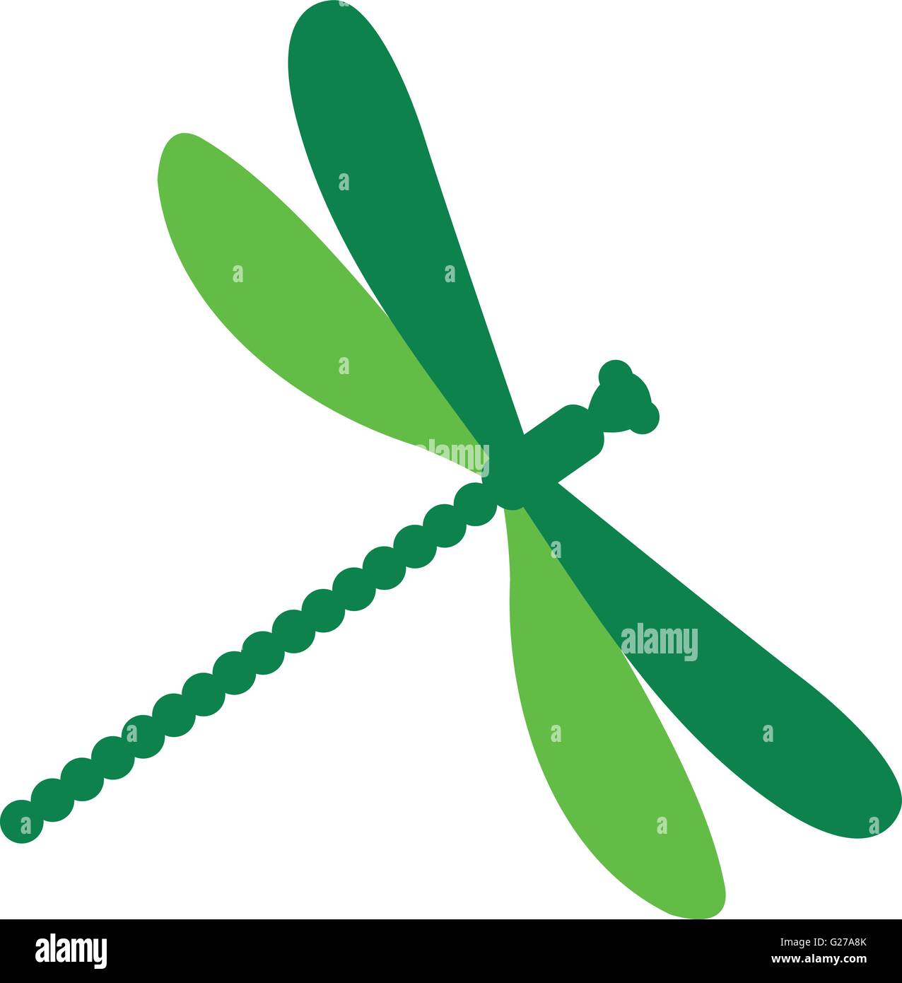 Dragonfly green Stock Vector Images - Alamy