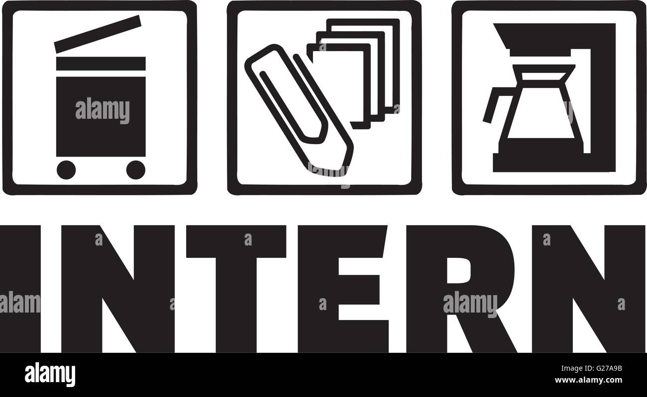 Intern training Stock Vector Images - Alamy