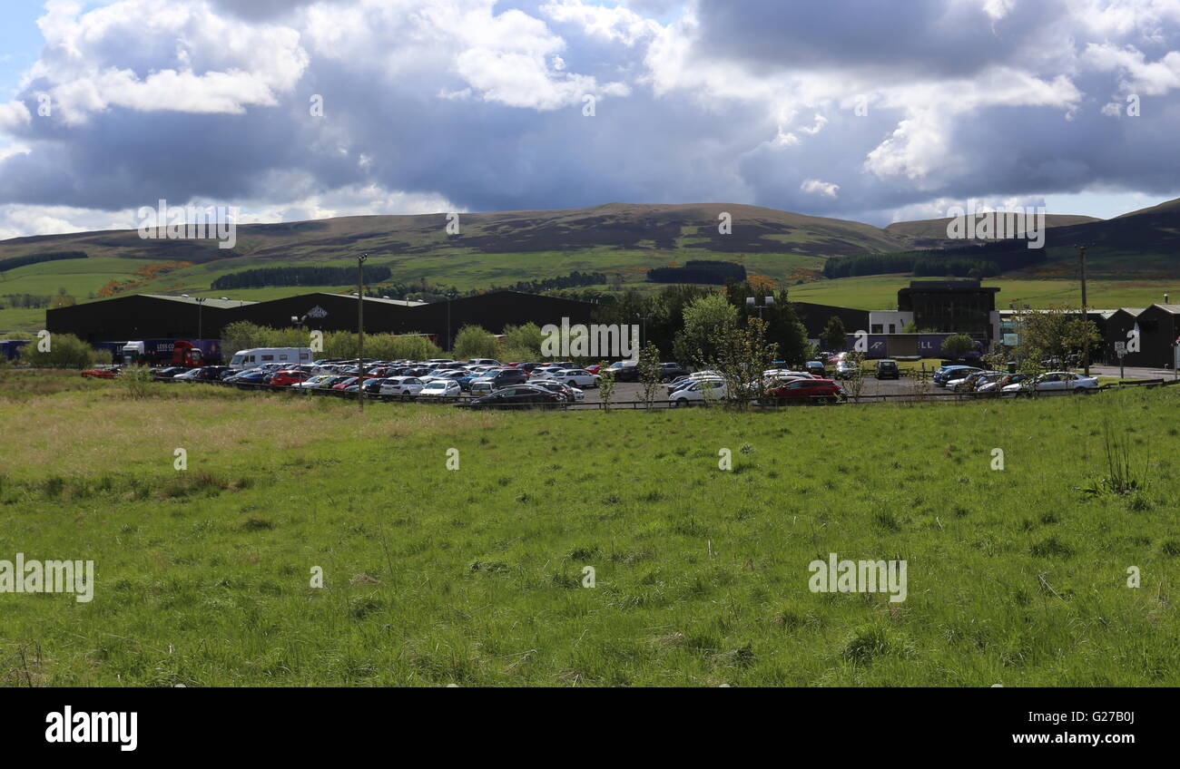Highland Spring bottling plant Blackford Scotland May 2016 Stock Photo ...