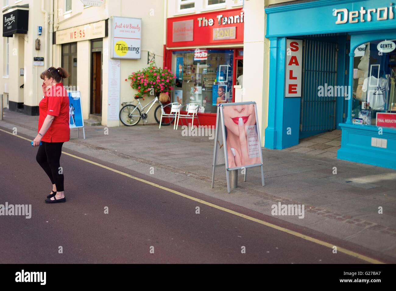 Sale signs showing how much the high street is struggling to make ...