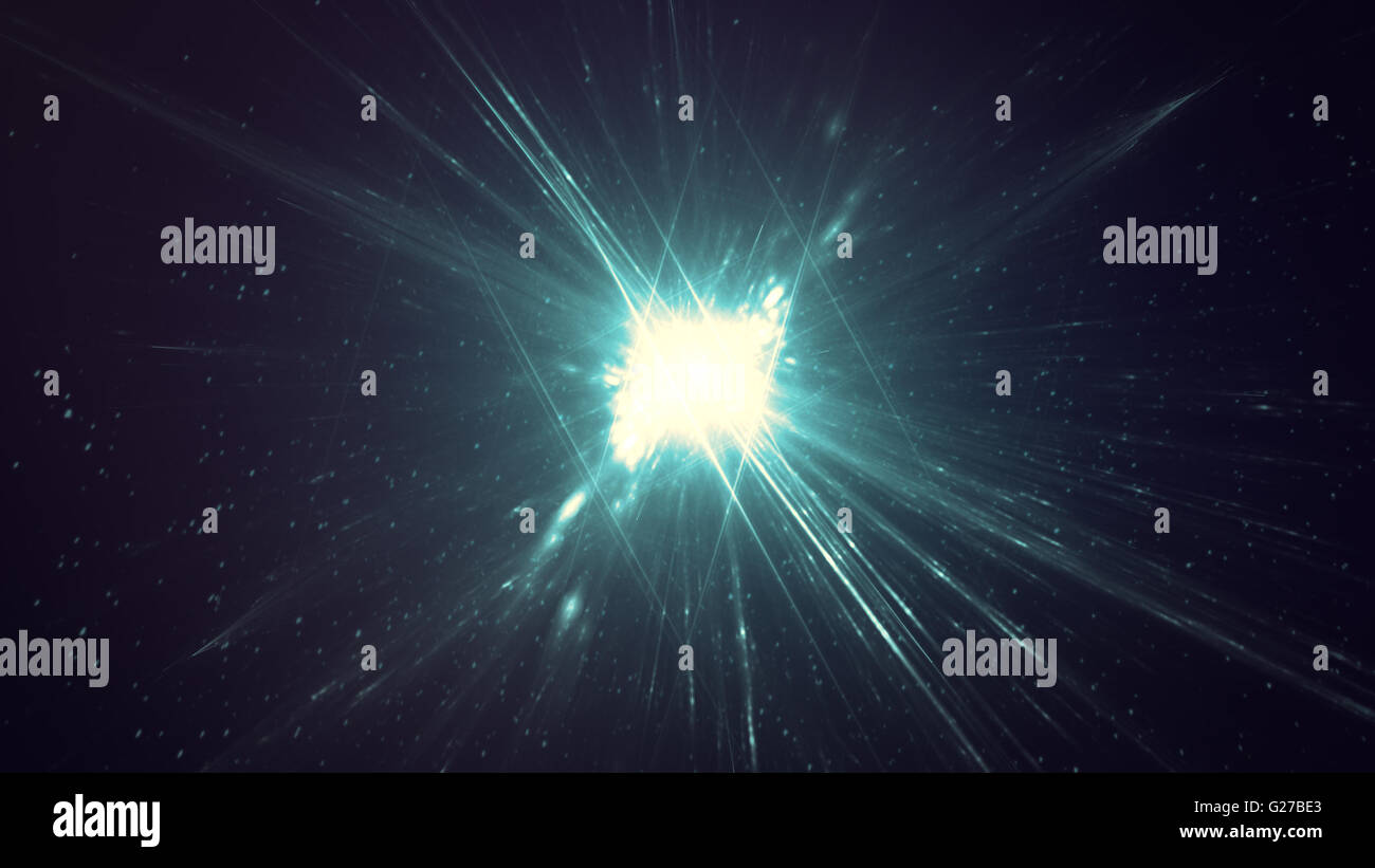 Light Balanced Explosion Stock Photo - Alamy