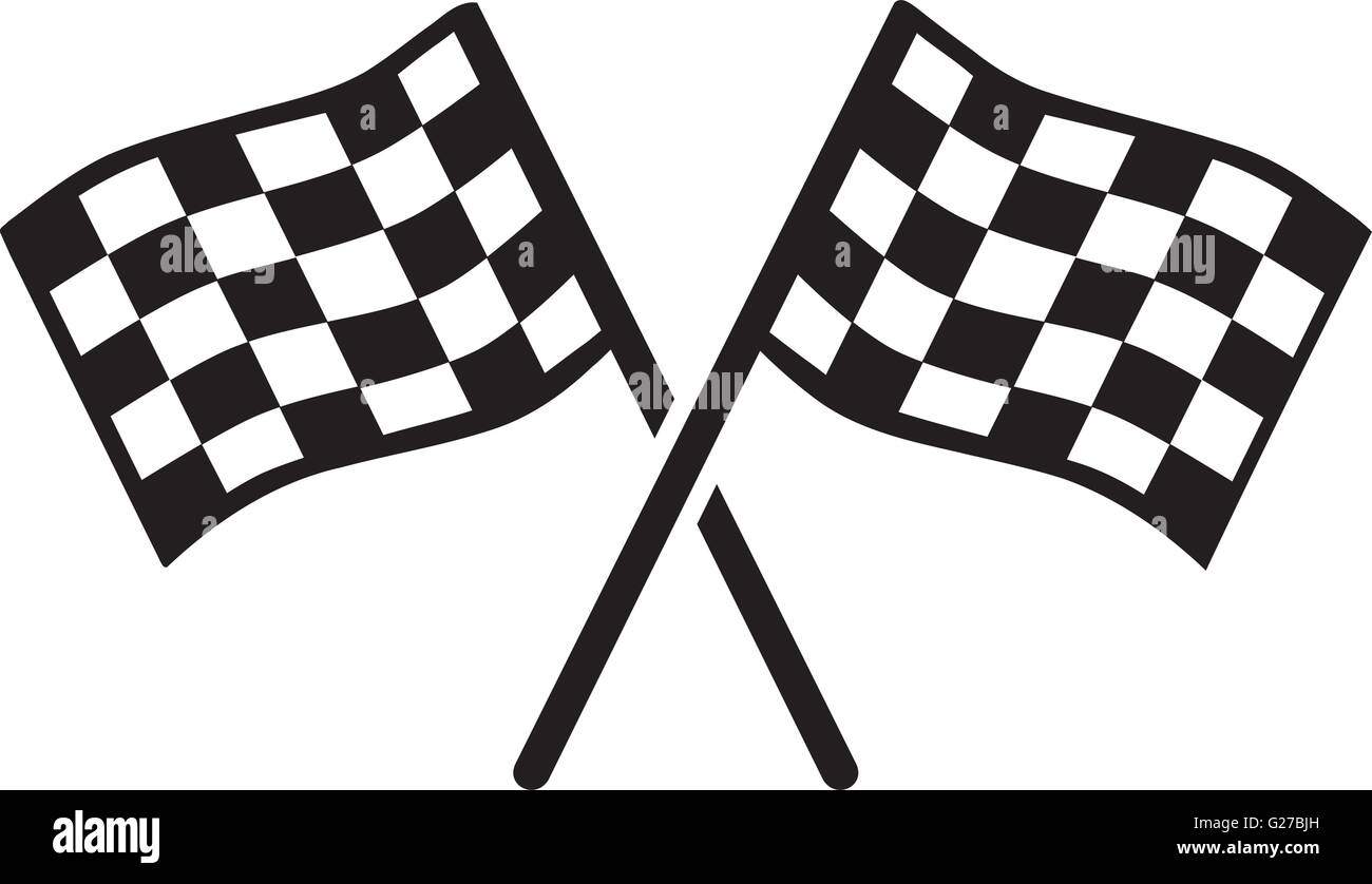 Kartracing goal flags Stock Vector Image & Art - Alamy