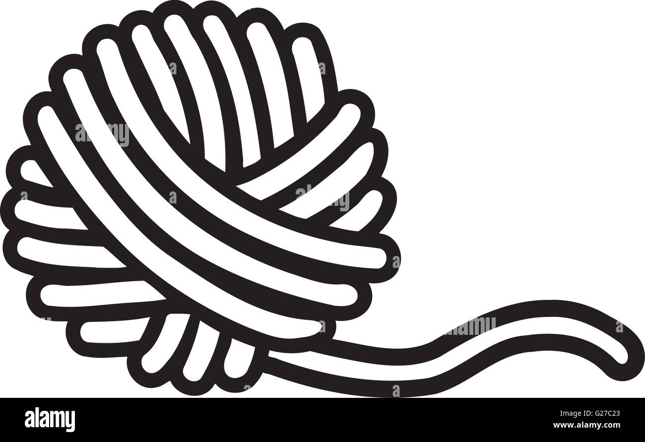 Wool ball symbol Stock Vector Image & Art - Alamy