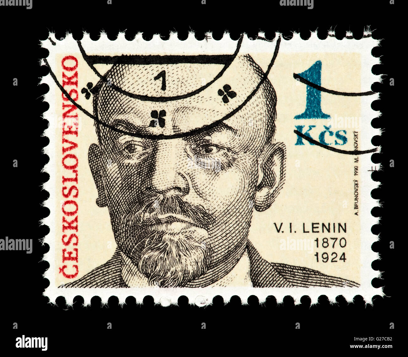 Vladimir lenin postage stamp ussr hi-res stock photography and images ...