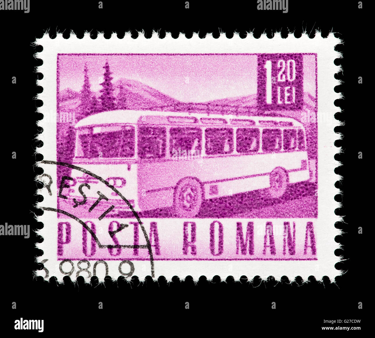 Omnibus postage stamp hi-res stock photography and images - Alamy