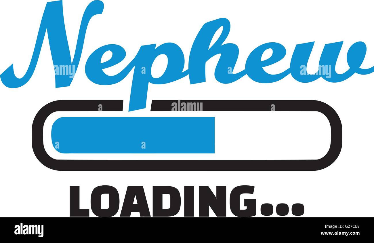 With his nephew Stock Vector Images - Alamy