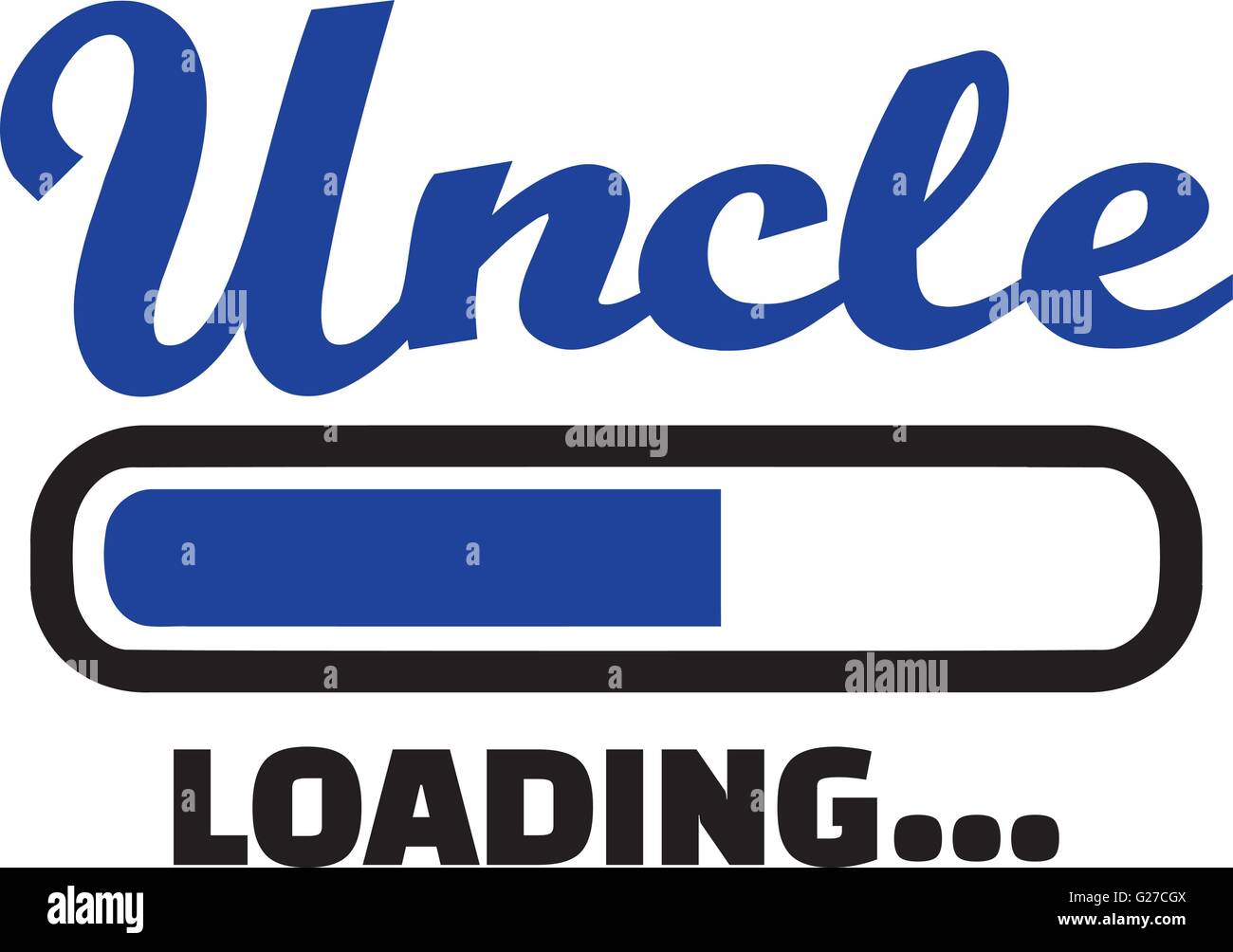 Uncle loading bar Stock Vector Image & Art - Alamy