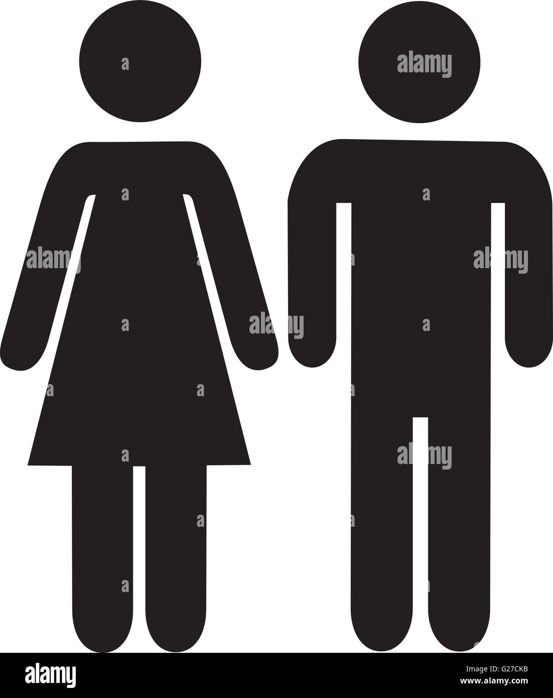 Flirting couple Stock Vector Images - Alamy