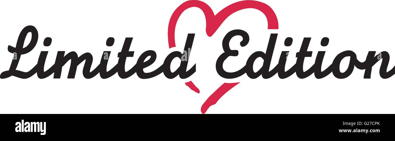 Limited edition vector vectors hi-res stock photography and images - Alamy