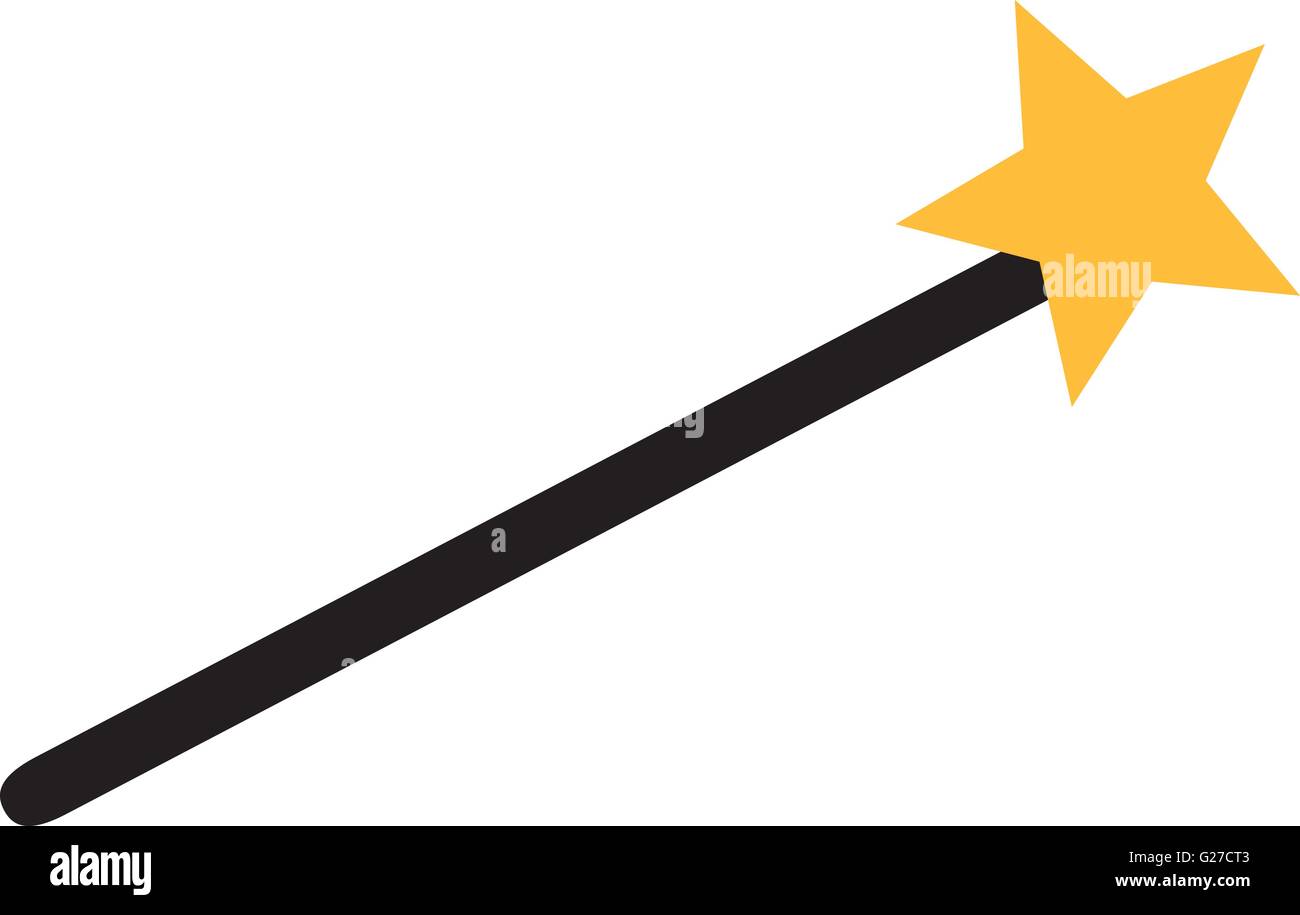 Magician Wand Wizard Stock Vector Image & Art - Alamy