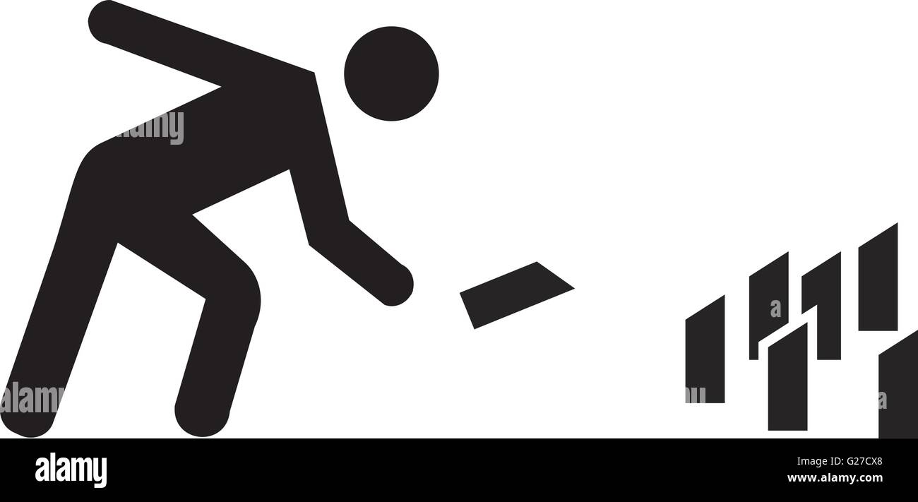 Playing Mölkky game Stock Vector Image & Art - Alamy