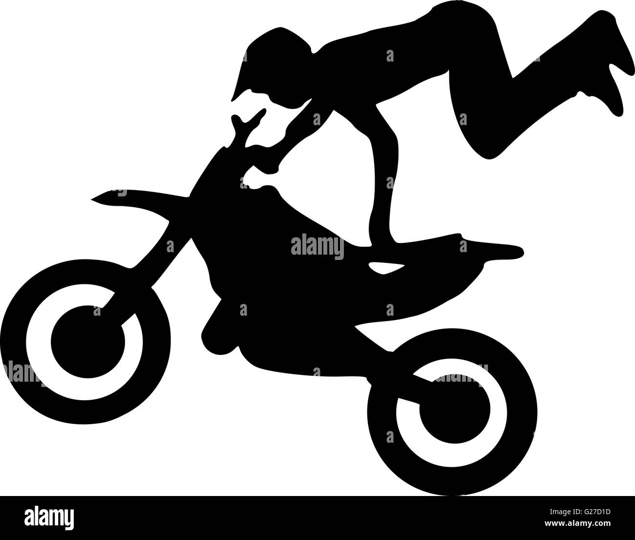 Motocross vector vectors Cut Out Stock Images & Pictures - Alamy