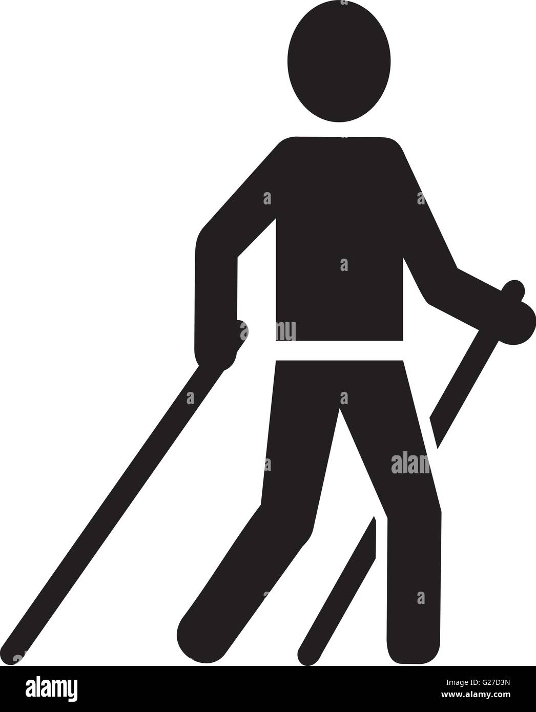 Walking pictogram Stock Vector Images - Alamy