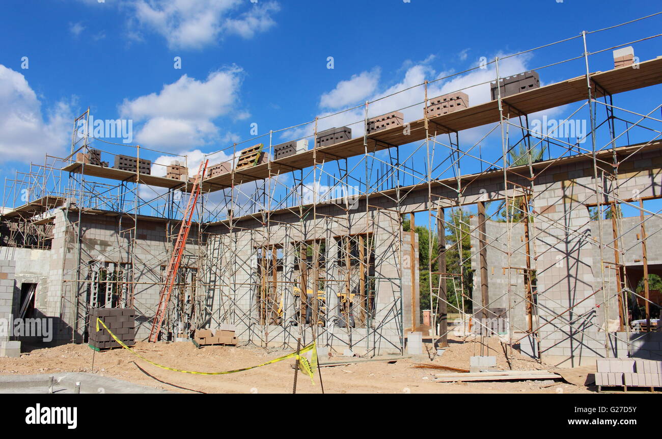 Residential Construction Site Stock Photo - Alamy