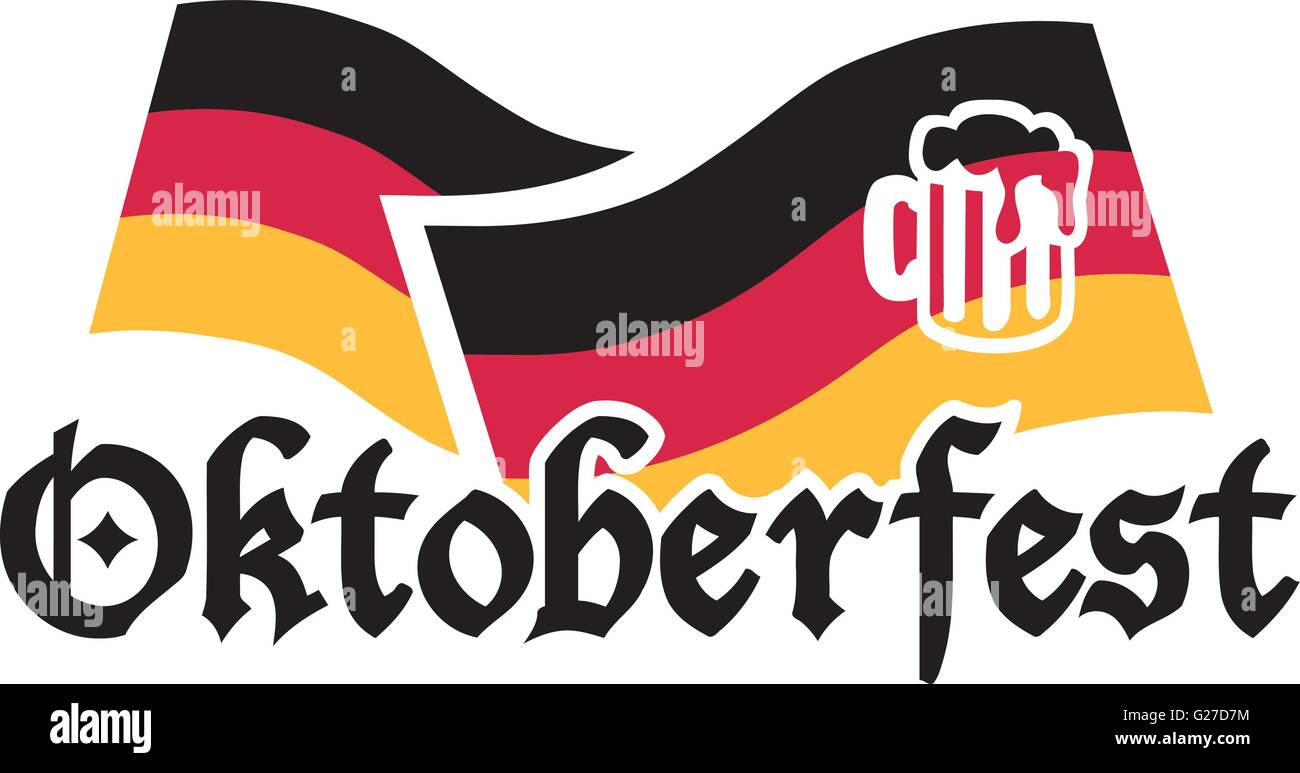 Oktoberfest with german flags Stock Vector Image & Art - Alamy
