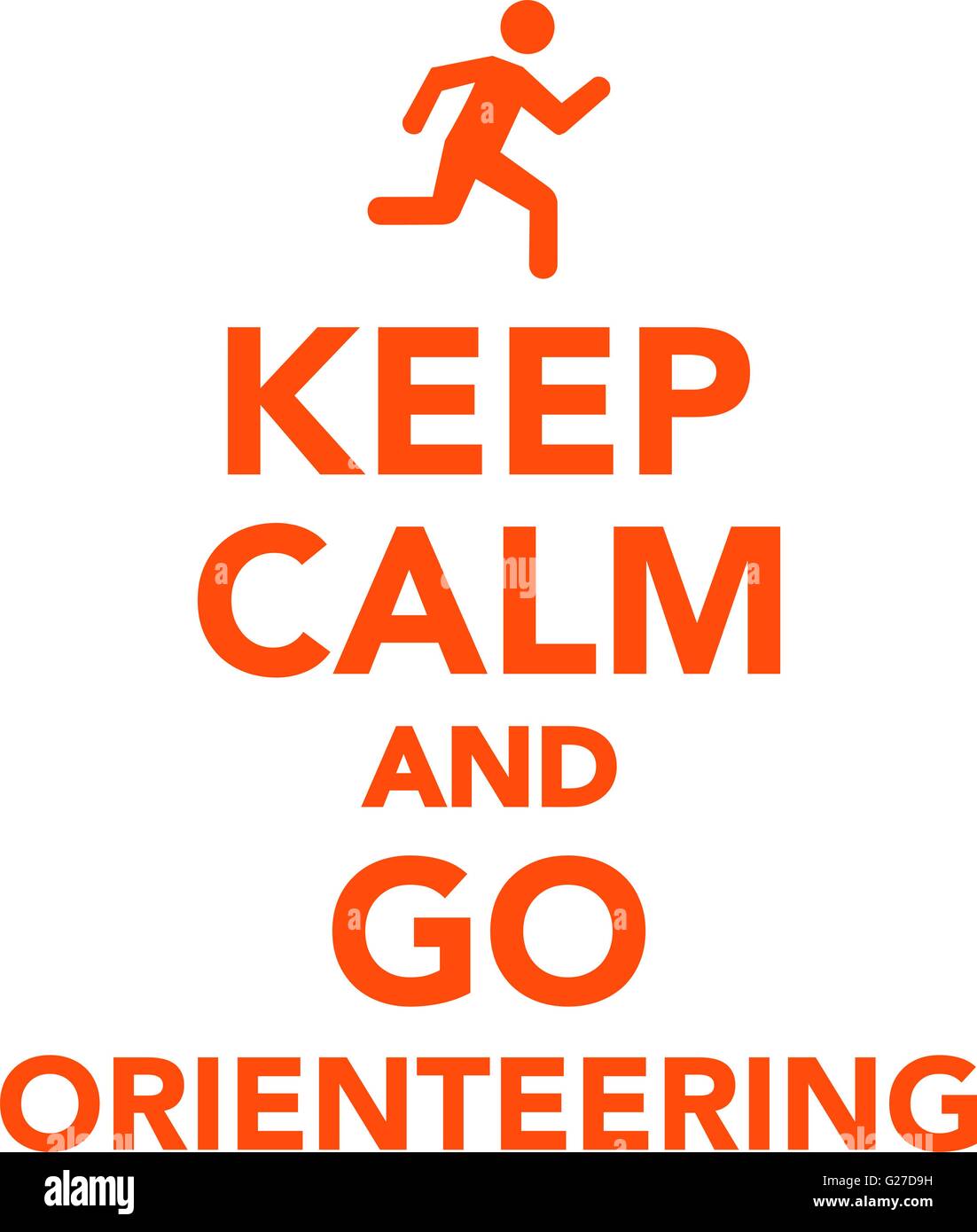 Keep calm and go orienteering Stock Vector Image & Art - Alamy