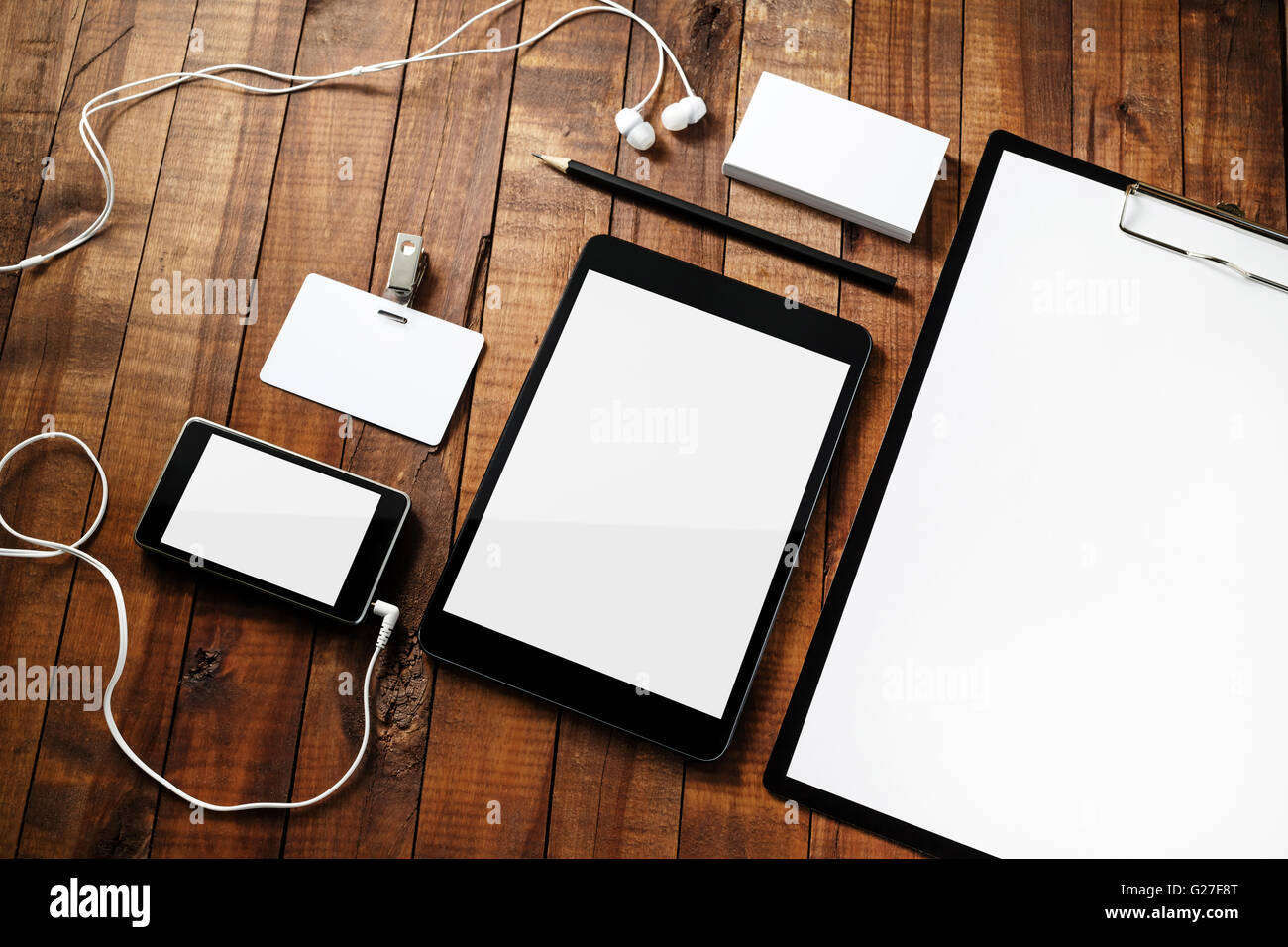 Blank branding template Stock Photo - Alamy