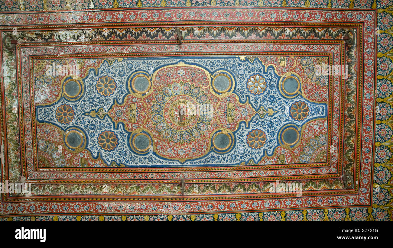 The image of Painting in Havelli in Mahansar, shekhwati, Rajasthan ...