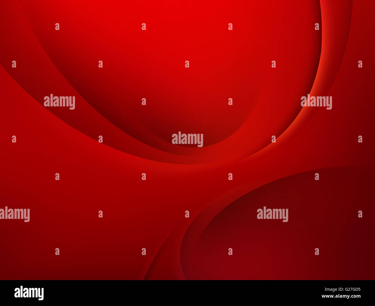 Red Template Abstract background with curves lines and shadow. For ...
