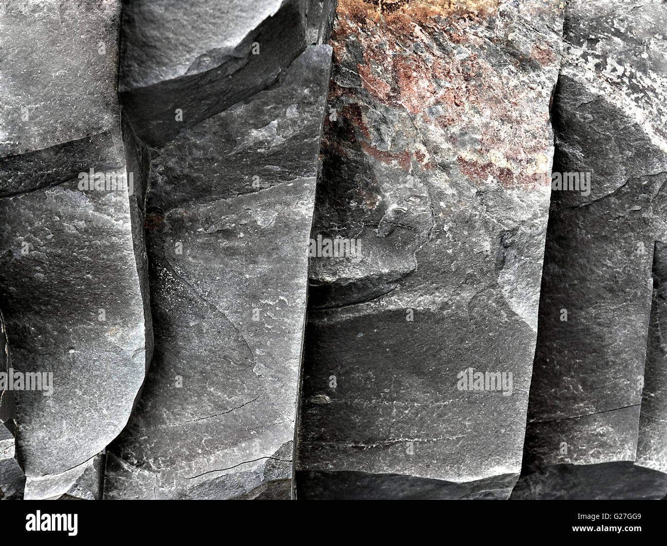 cracked stone rock in the style of grunge as background Stock Photo - Alamy