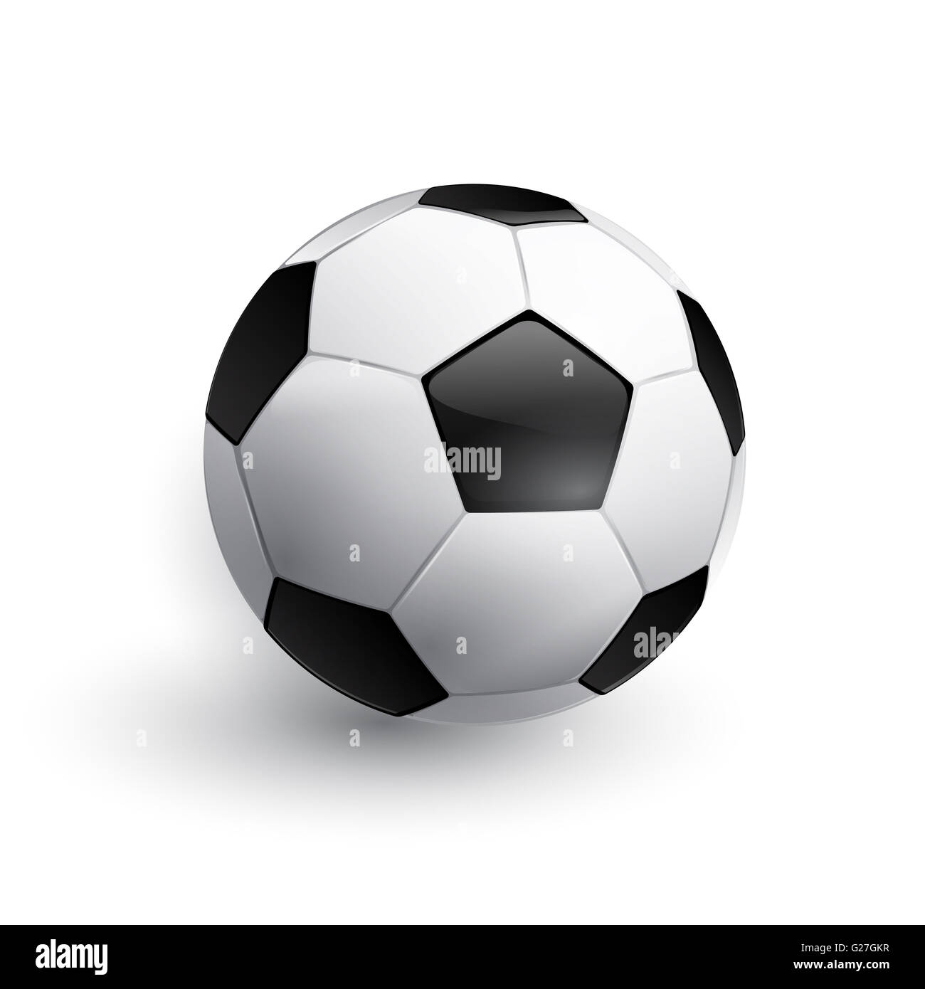 Soccer ball. Football ball. Realistic soccer ball isolated on white ...