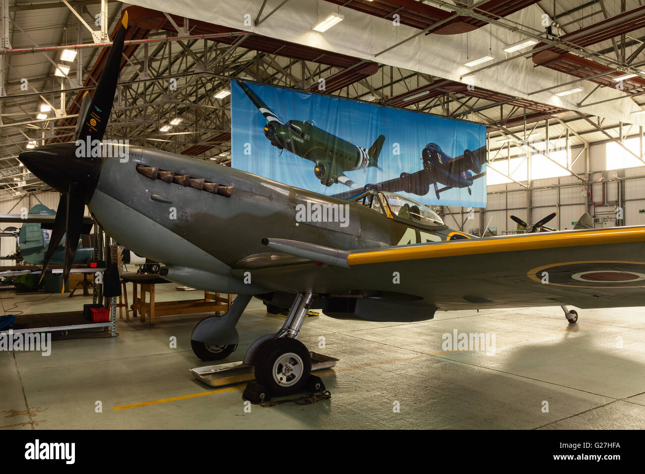 The Battle of Britain Memorial Flight at RAF Coningsby, Lincolnshire ...