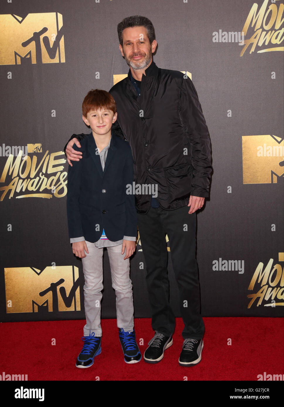 2016 MTV Movie Awards at Warner Bros. Studios - Arrivals Featuring: son ...