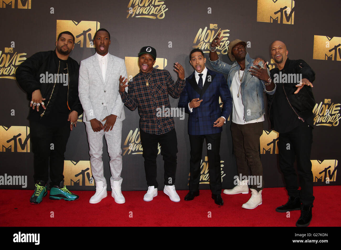 25th Annual MTV Movie Awards Featuring: Actors O'Shea Jackson Jr ...