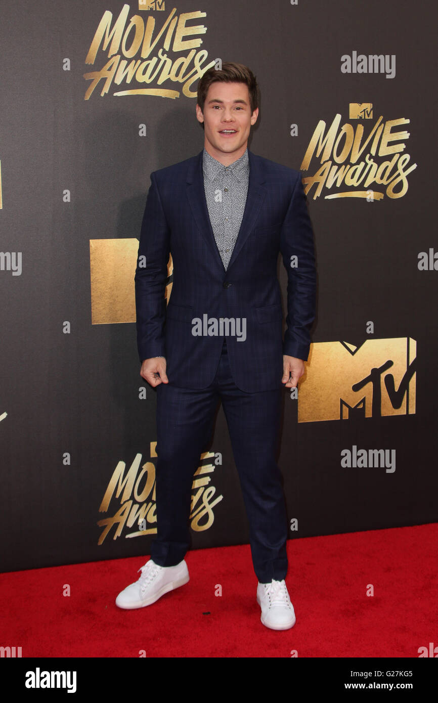 25th Annual MTV Movie Awards Featuring: Adam Devine Where: Burbank ...
